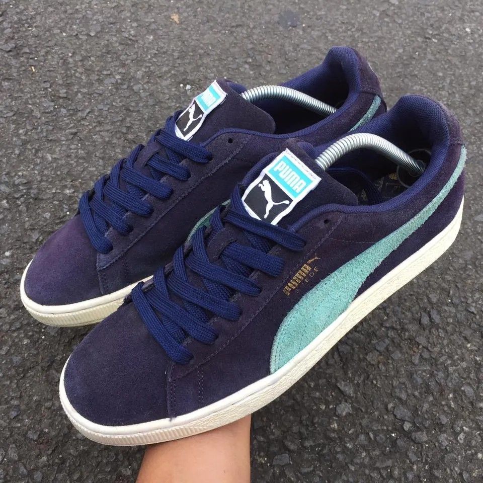 Puma Suede Classic Peacoat Second Original, Fesyen Pria, Sepatu ...