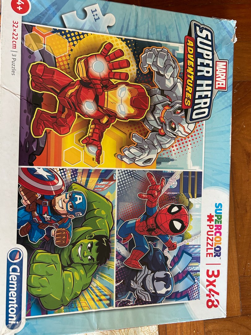 Superhero Puzzle, Hobbies & Toys, Toys & Games on Carousell