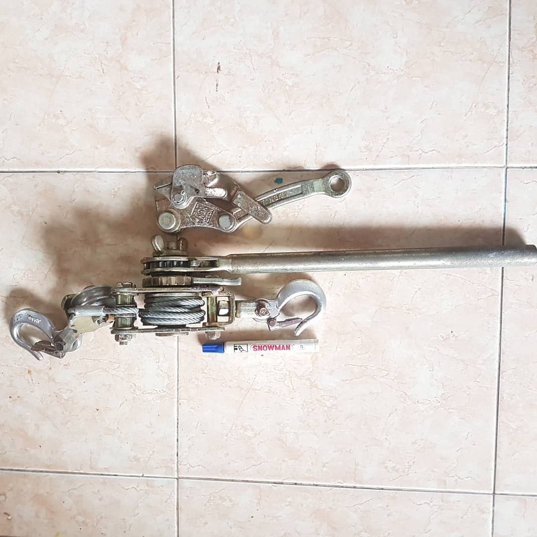 Ratchet puller trektang pengencang kabel hand winch katrol Pat NG, Serba Serbi, Others di Carousell