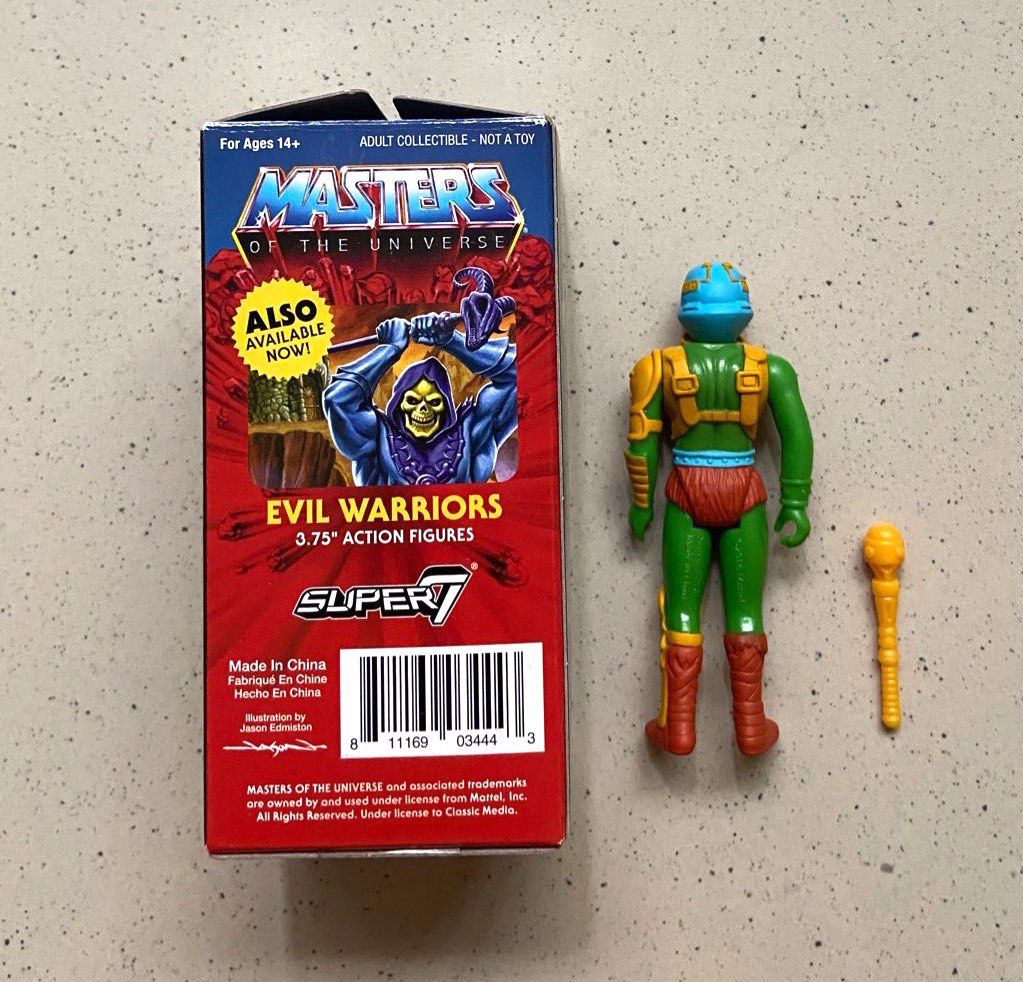 ReAction Super 7 Masters of the Universe Blind Box Series Man-At-Arms ...