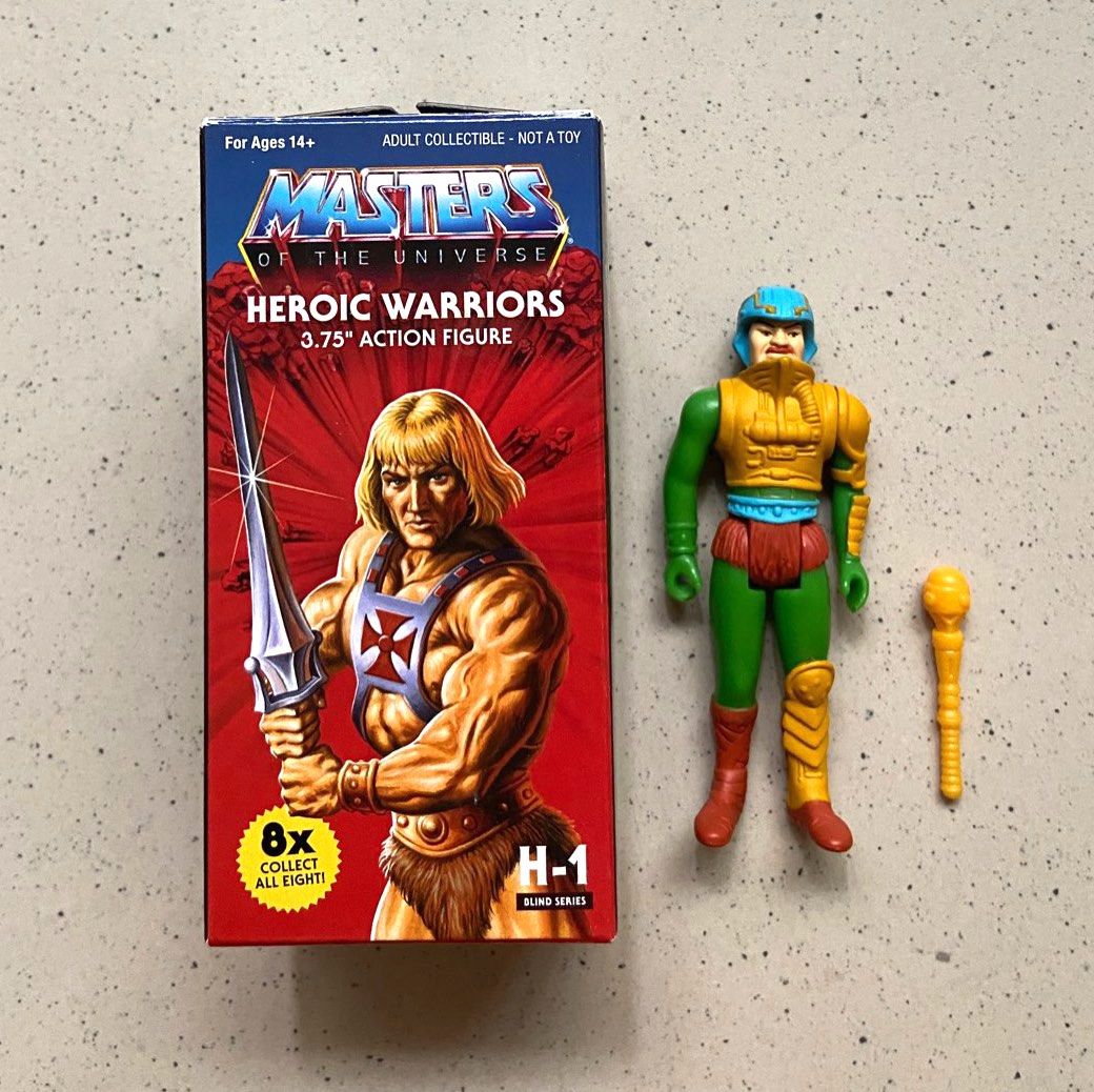 ReAction Super 7 Masters of the Universe Blind Box Series Man-At-Arms ...