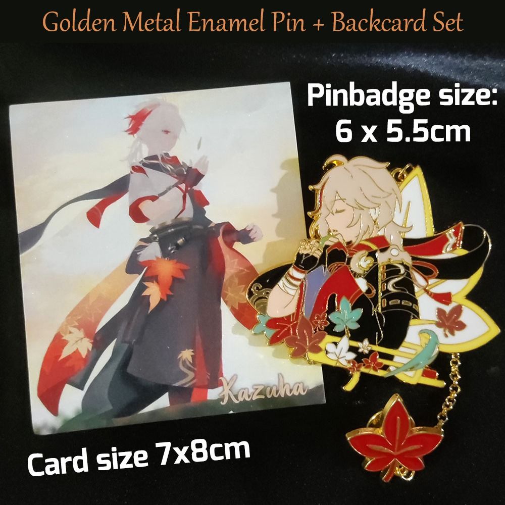 [READYSTOCKS] Genshin Impact Kazuha Merch Set Genshin Kazuha Gift Set Kazuha Art Print Kazuha ...