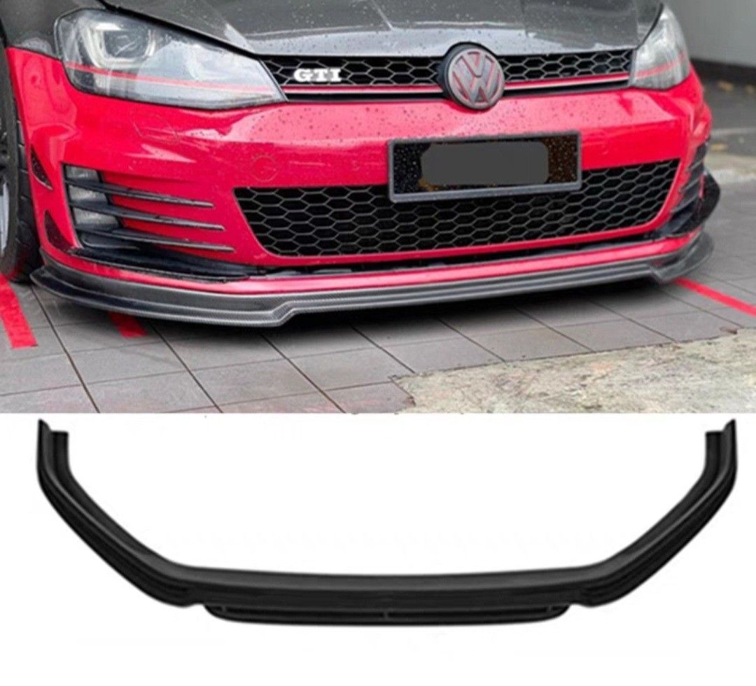 Revozport Style Front Lip MK7 GTI R MK7.5 R RLine, Car Accessories ...