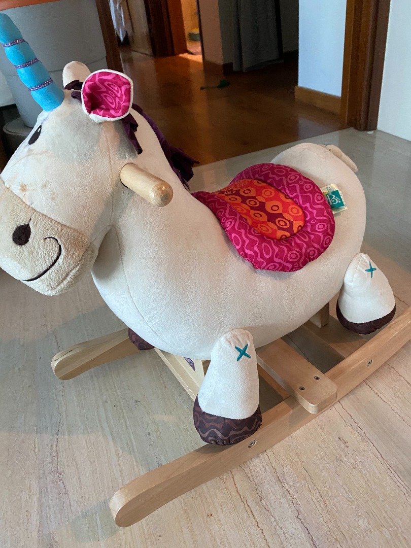Ride On Rocking Unicorn, Hobbies & Toys, Toys & Games on Carousell