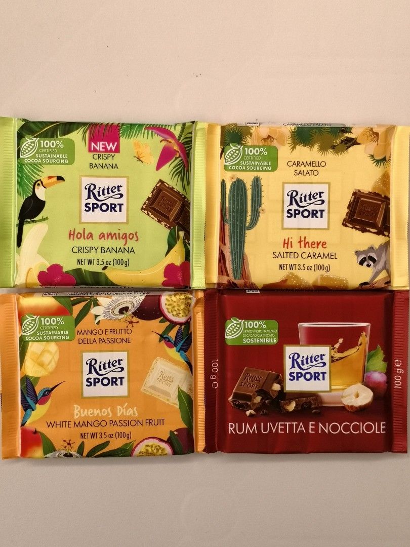 Ritter Sports Unique Flavor from Italy, Food & Drinks, Other Food ...