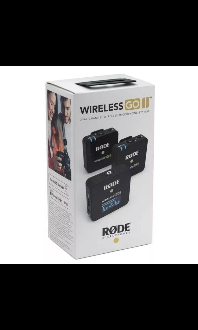 Rode Wireless Go II Wireless Microphone System (2x Transmitter & 1x ...
