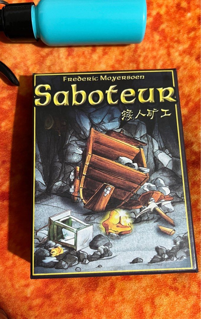 Saboteur board game with card plastic cover on Carousell
