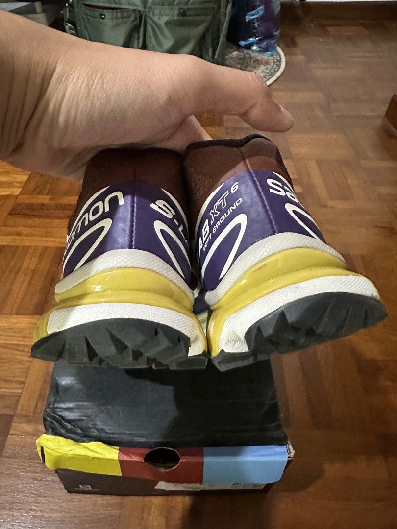 Salomon XT-6 Advance Black/Grape/Chocolate Fondant, Men's Fashion, Footwear, Sneakers on Carousell