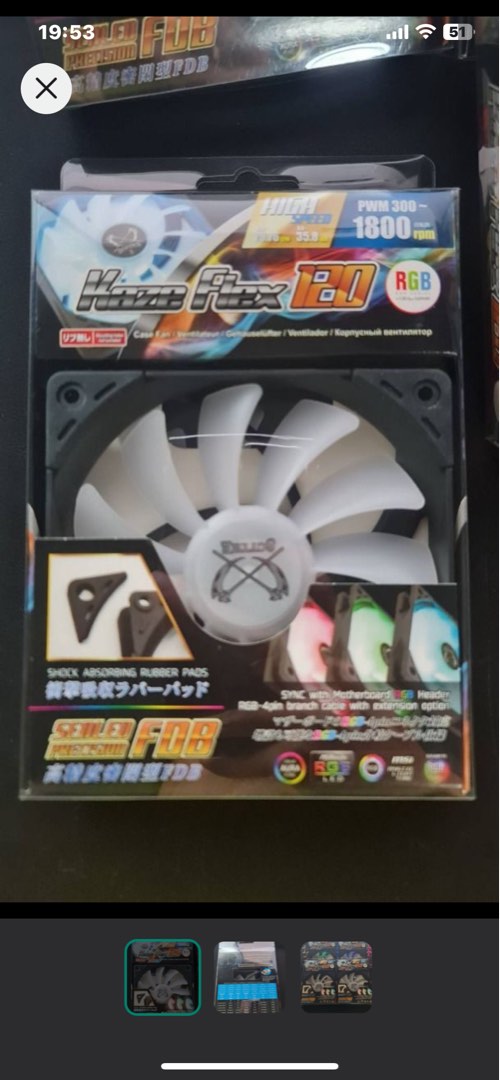 Scythe pc case fan, Computers & Tech, Parts & Accessories, Computer ...