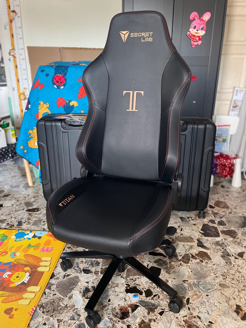 SECRET LAB Gaming Chair - TITAN Stealth, Furniture & Home Living ...