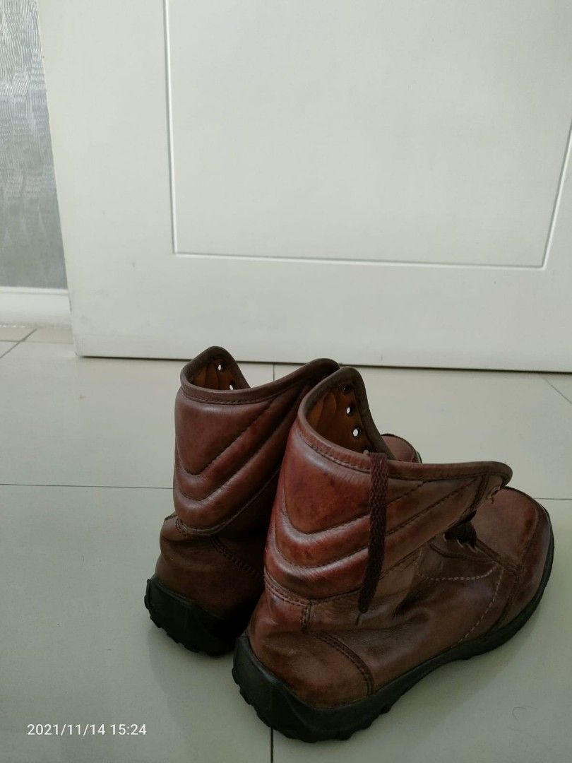 Sepatu Jungle kulit Asli, Fesyen Pria, Sepatu , Sepatu Boot di Carousell