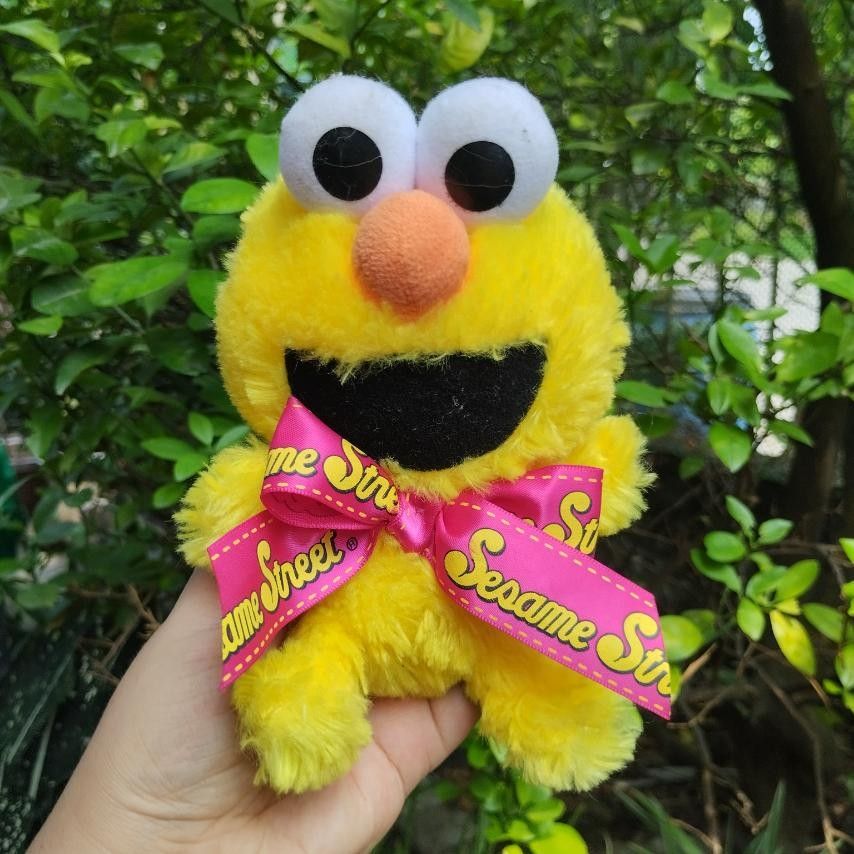 Sesame Street Elmo Dreams in Rainbow Colors Yellow Plush Toy on Carousell