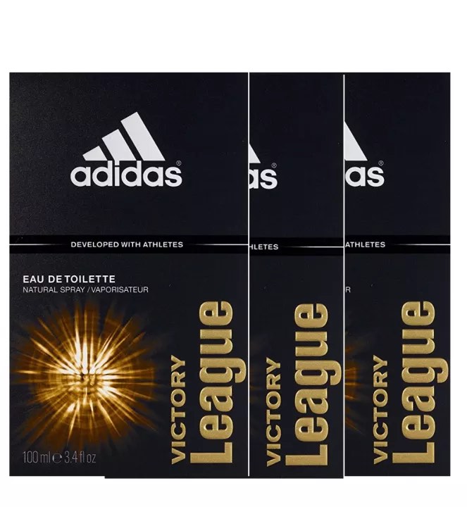 Set Adidas Victory League EDT 100ml x 3bottles, Beauty & Personal Care ...