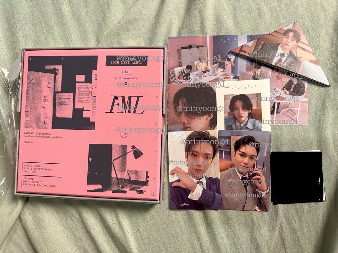 SEVENTEEN FML WITH HOSHI TARGET EXCLUSIVE PC on Carousell
