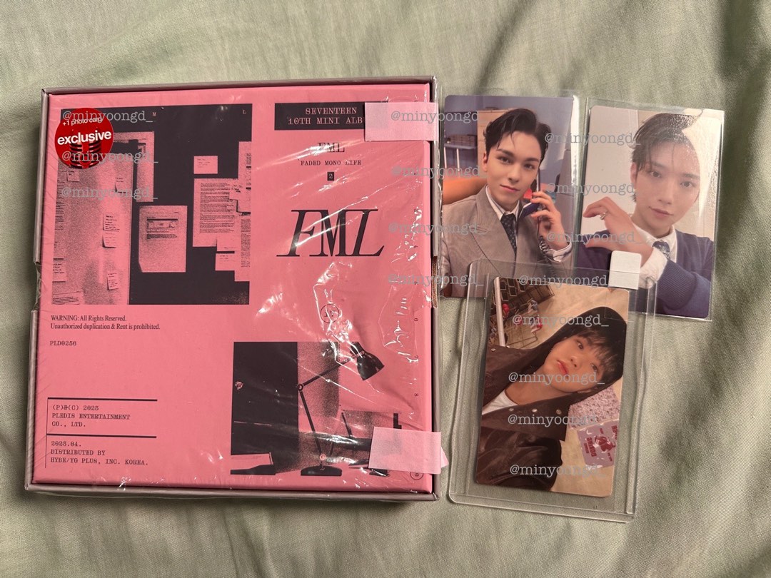 SEVENTEEN FML WITH HOSHI TARGET EXCLUSIVE PC on Carousell