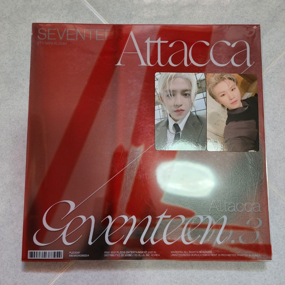 Seventeen SVT Attacca Album Set, Hobbies & Toys, Memorabilia ...