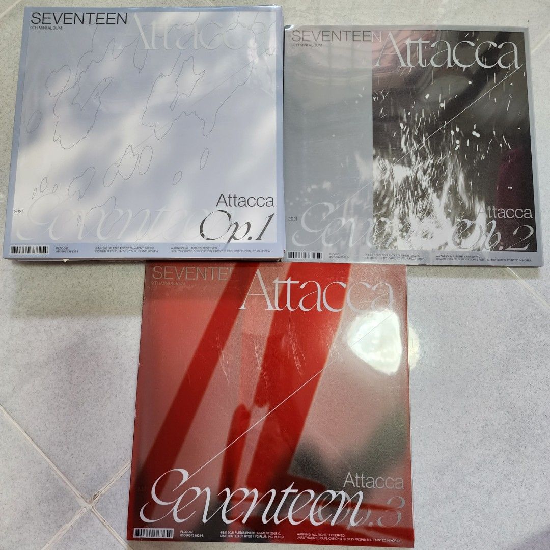 Seventeen SVT Attacca Unsealed Albums, Hobbies & Toys, Memorabilia ...