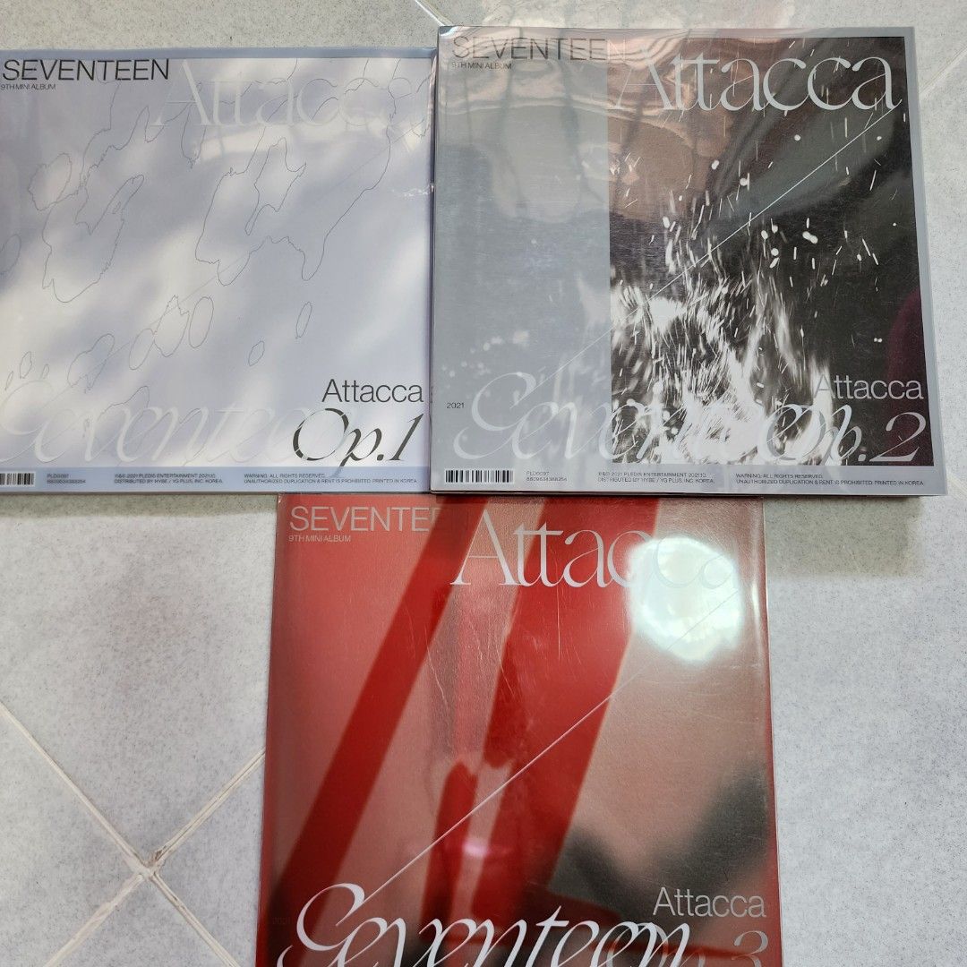 Seventeen SVT Attacca Unsealed Albums, Hobbies & Toys, Memorabilia ...