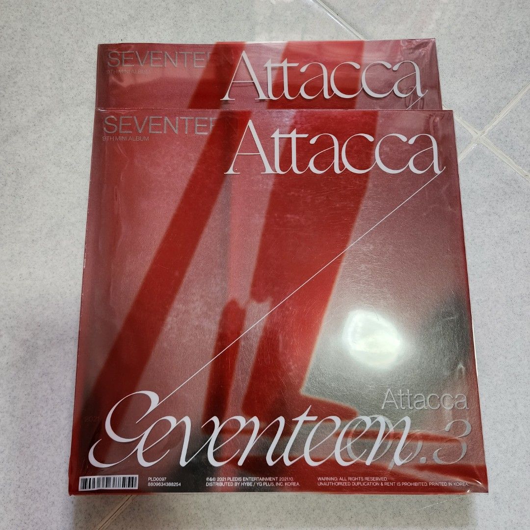 Seventeen SVT Attacca Unsealed Albums, Hobbies & Toys, Memorabilia ...