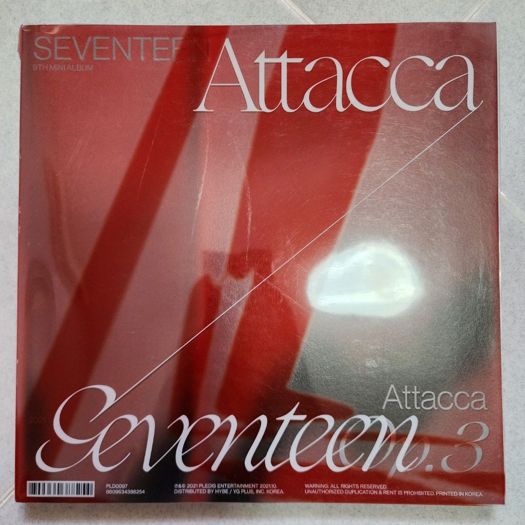 Seventeen SVT Attacca Unsealed Albums, Hobbies & Toys, Memorabilia ...