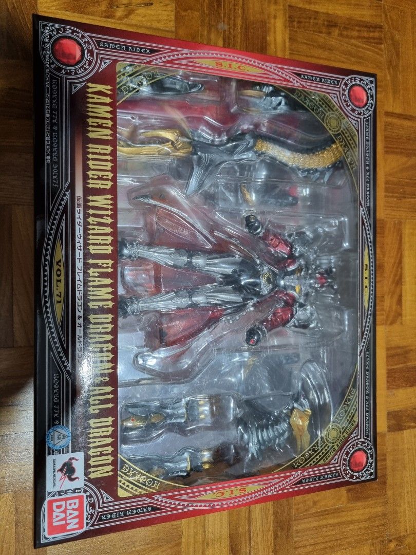 SIC Kamen Rider Wizard Flame Dragon + All Dragon, Hobbies & Toys, Toys ...