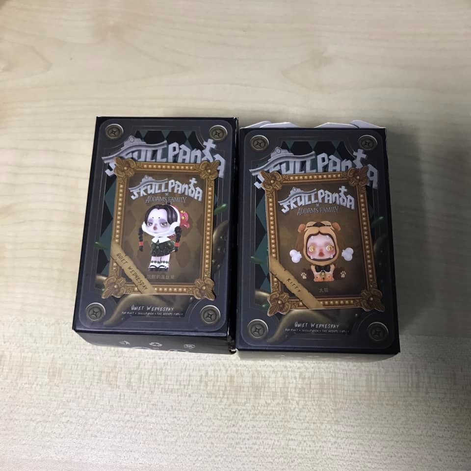 Skullpanda Addams Family popmart blind box / quiet wednesday / kitty ...
