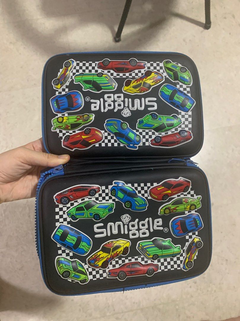 Smiggle Hardtop Pencil Case Cars, Hobbies & Toys, Stationery & Craft ...