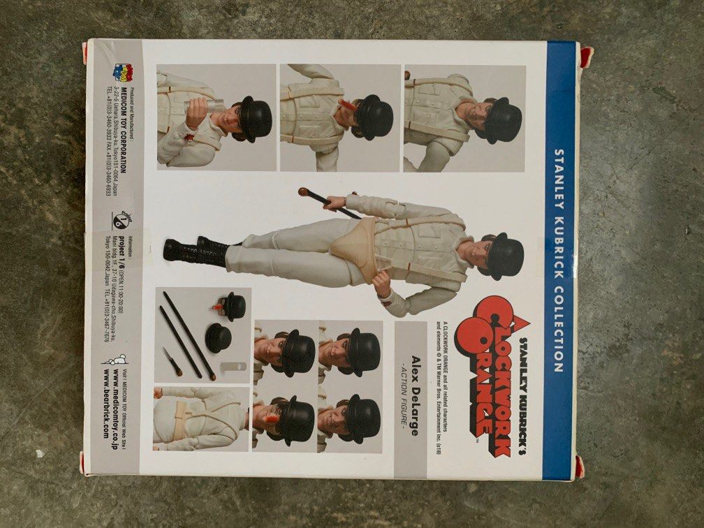 Stanley Kubrick A Clockwork Orange Alex DeLarge Action Figure Mafex ...