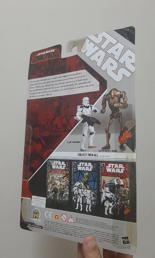 Star Wars Comic Packs - Clone Commando & Super Battle Driod, Hobbies ...