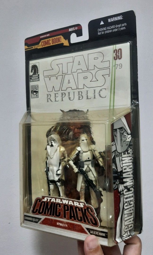 Star Wars Comic Packs - Commander Keller & Galactic Marine, Hobbies ...