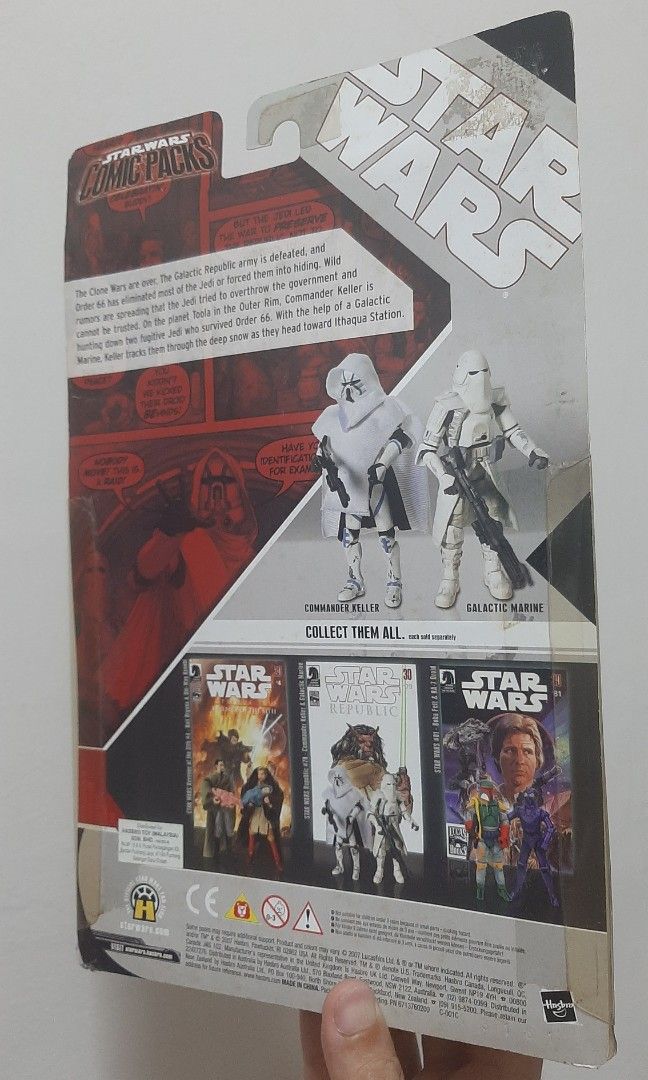 Star Wars Comic Packs - Commander Keller & Galactic Marine, Hobbies ...
