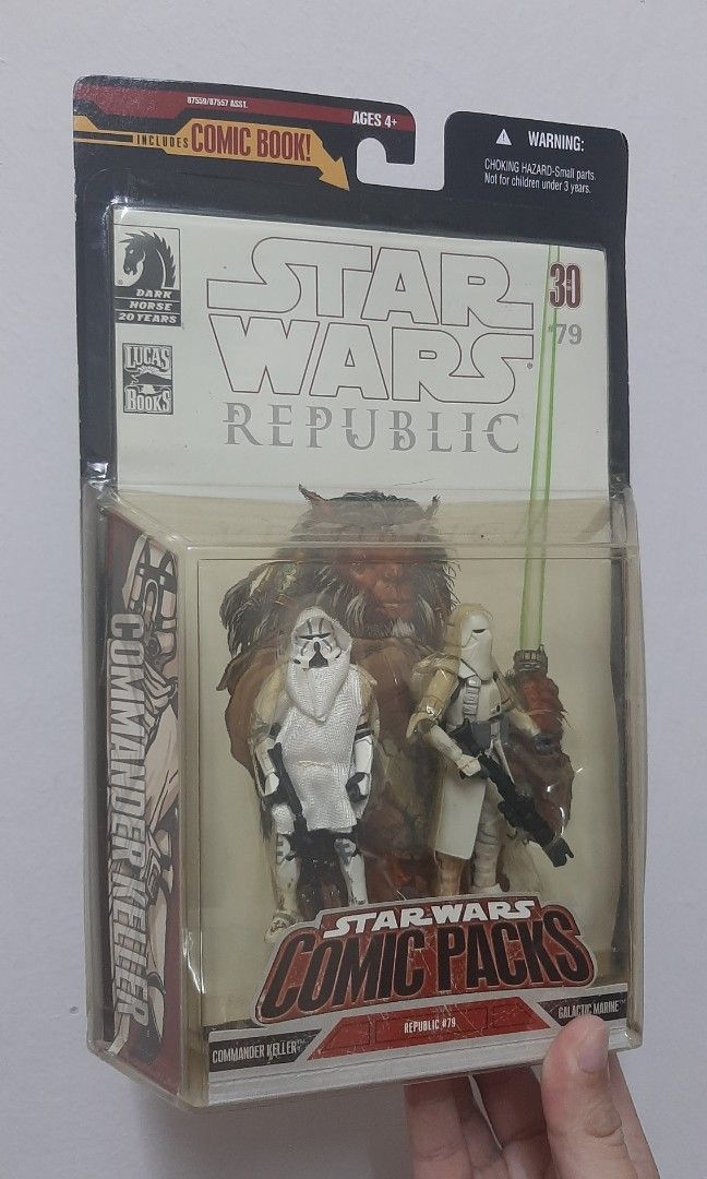 Star Wars Comic Packs - Commander Keller & Galactic Marine, Hobbies ...