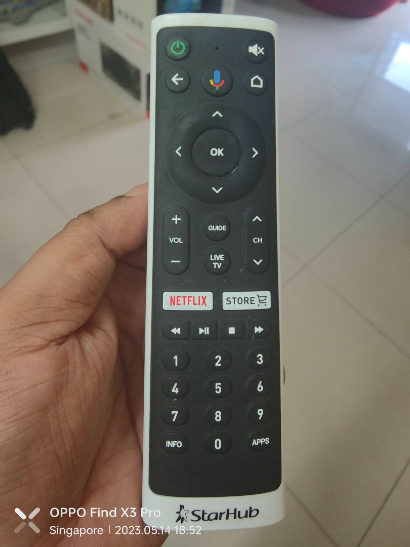 starhub settop box remote, TV & Home Appliances, TV & Entertainment, TV ...