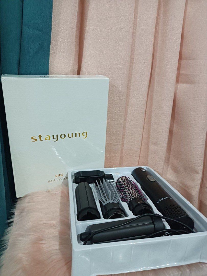 STAYOUNG 5 In 1 Hair STyler C1 Hair Curler Automatic Hair Straighteners ...