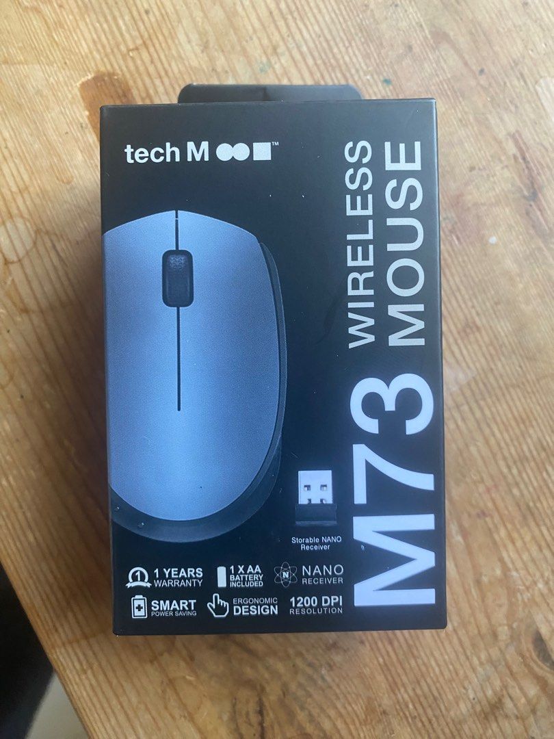 Tech M Wireless Mouse Computers And Tech Parts And Accessories Mouse And Mousepads On Carousell