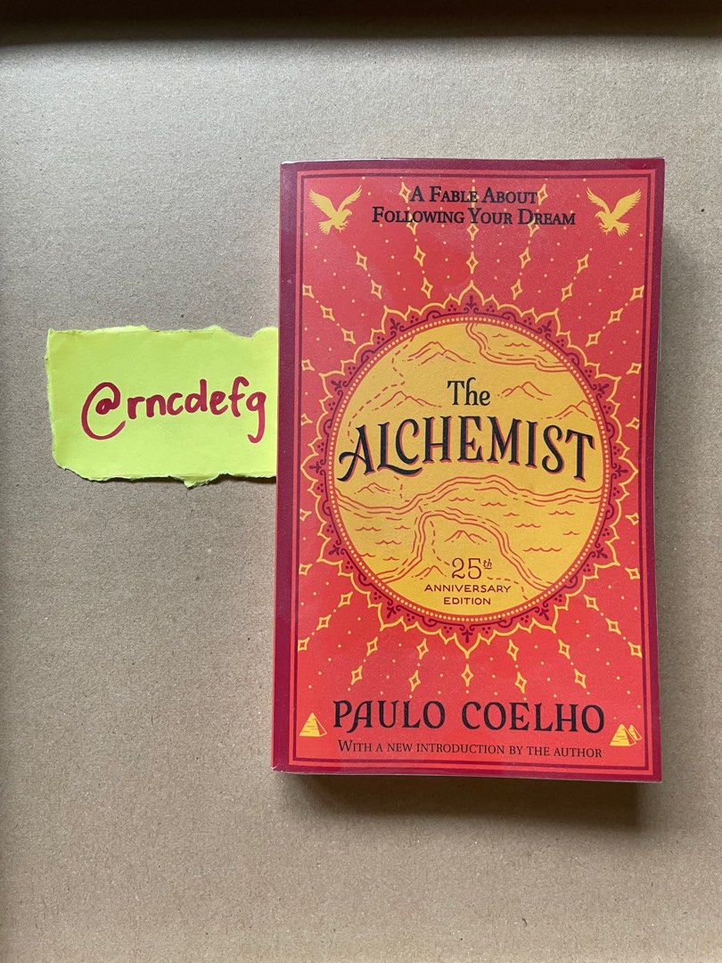 The Alchemist by Paul Coelho (25th Anniversary Edition), Hobbies & Toys ...