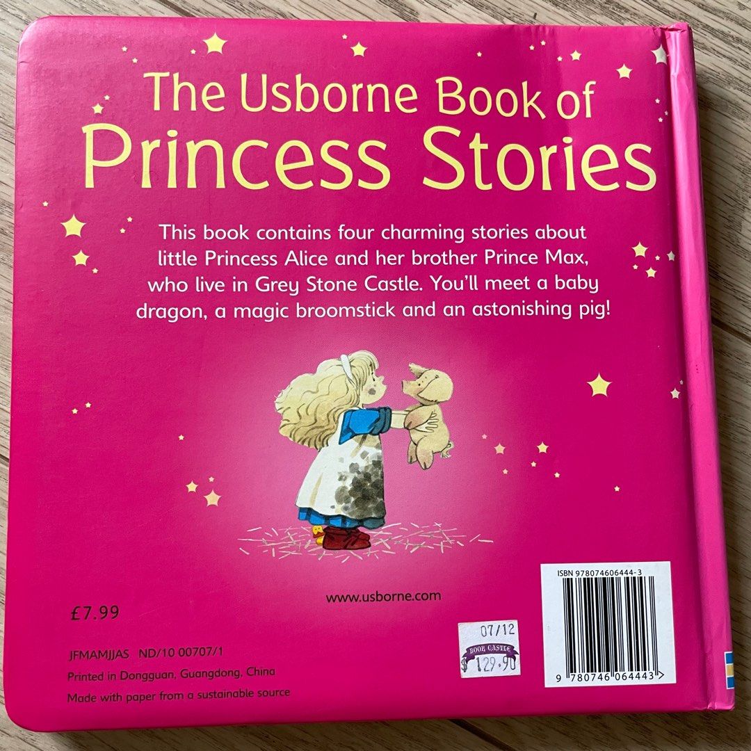 The Usborne Book of Princess Stories, 興趣及遊戲, 書本 & 文具, 小說 & 故事書 - Carousell