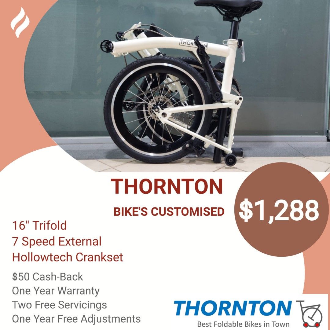 Thornton Bike's Customised. 10.5 Kg only. 7 Speed External Gears ...