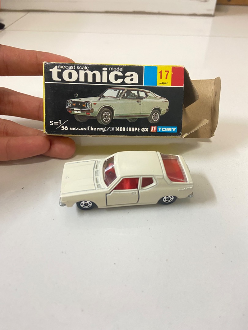 Rare Tomica Original Black Box no.17 Nissan Cherry 1400 Coupe GX ...