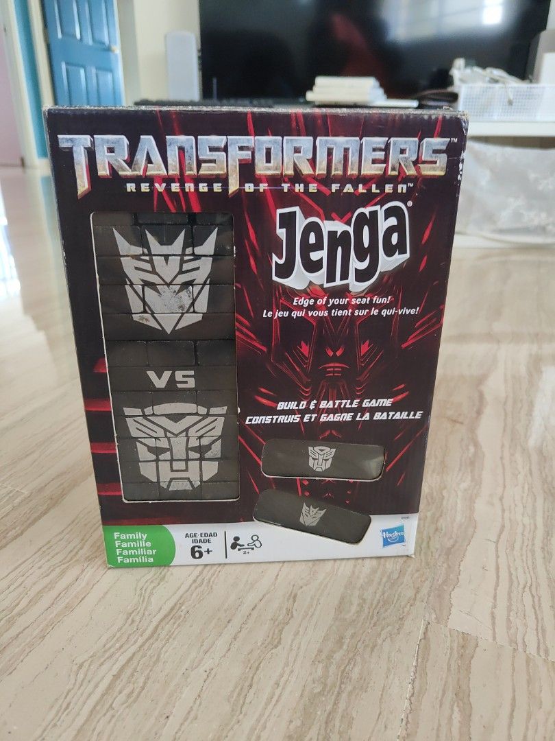 Transformers Jenga Blocks, Hobbies & Toys, Toys & Games on Carousell