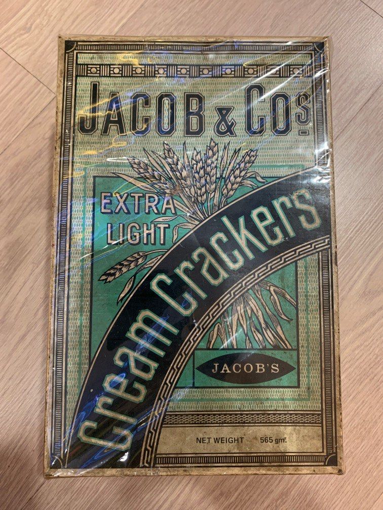 [TSFK 015] Jacob & CO’s Cream Crackers Tin Box 饼干盒, Hobbies & Toys ...