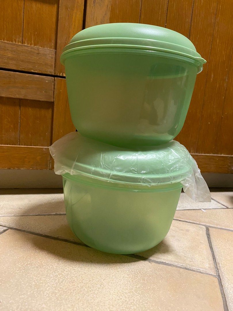 Tupperware round container 2L with dome shape cover, Furniture & Home ...