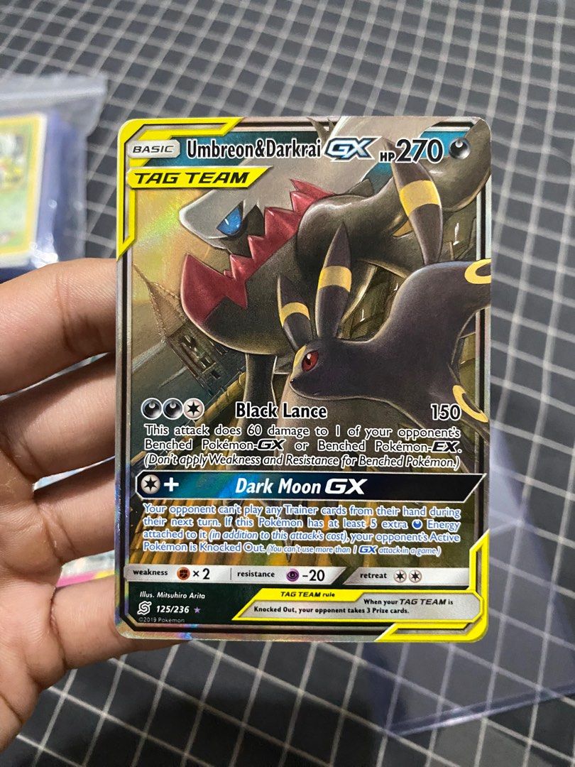 Umbreon & Darkrai Tag Team GX - Pokemon, Hobbies & Toys, Toys & Games ...
