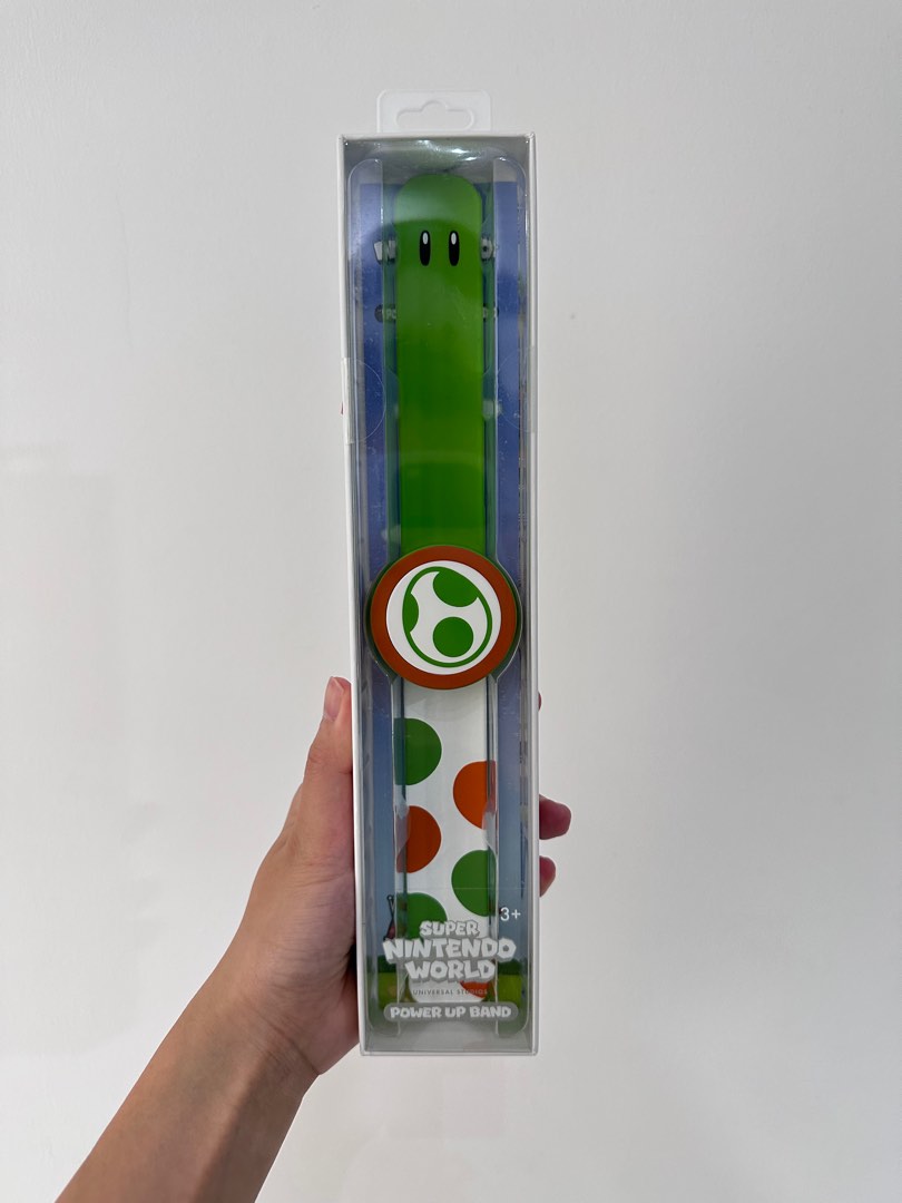 Universal Studio Super Nintendo World - Yoshi Power Up band, Hobbies ...