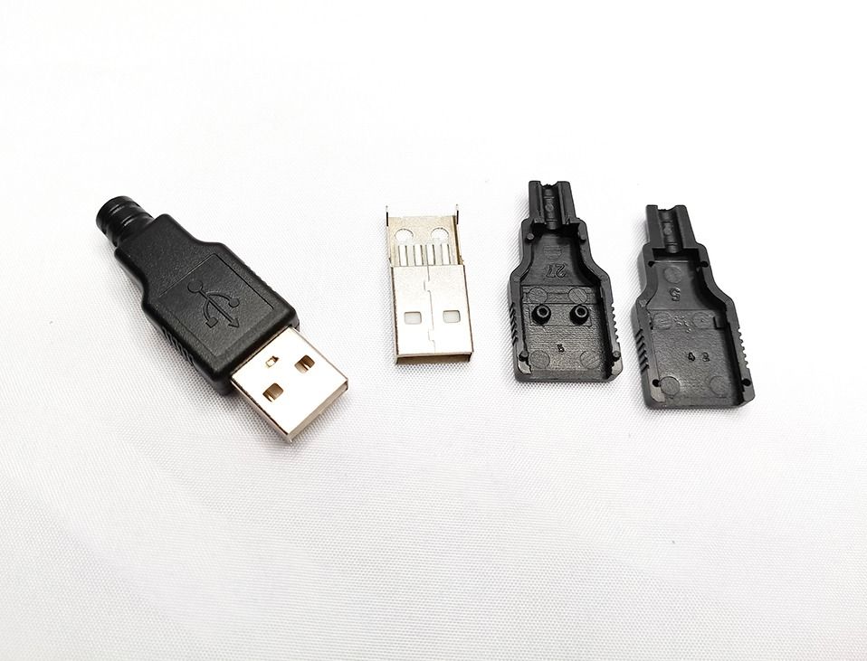 Usb 2 0 Type A Male Female 4 Pin Plug Socket Connector 1 Pc Per Order Best For Diy Usb Repair