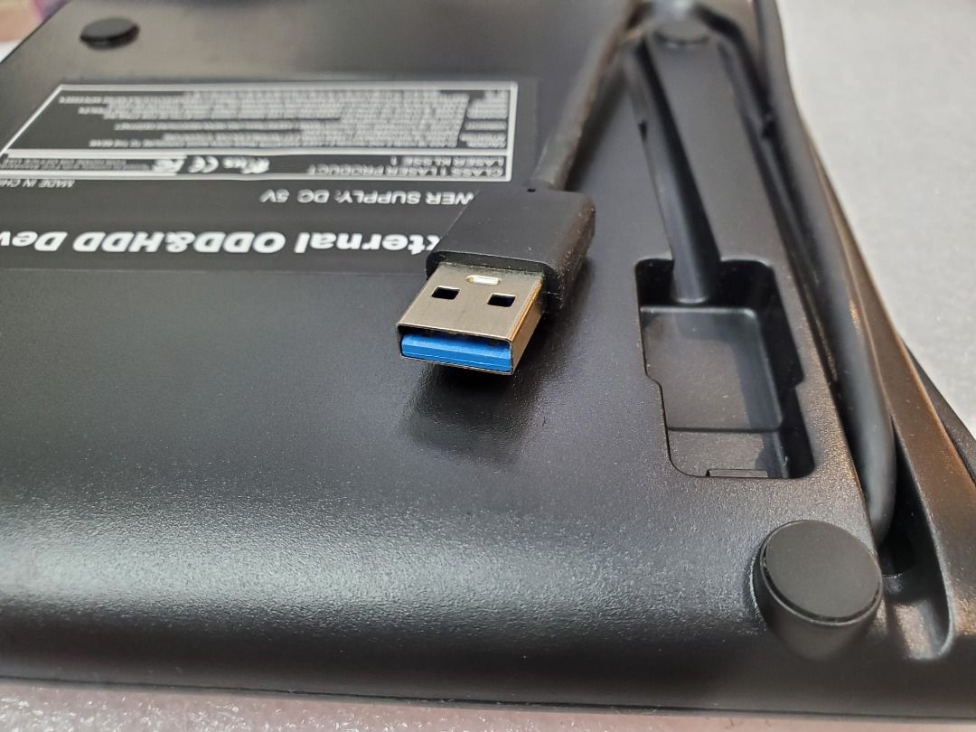 USB Male to RW DVD + ReWritable DVD R/RW Player (External ODD and HDD ...