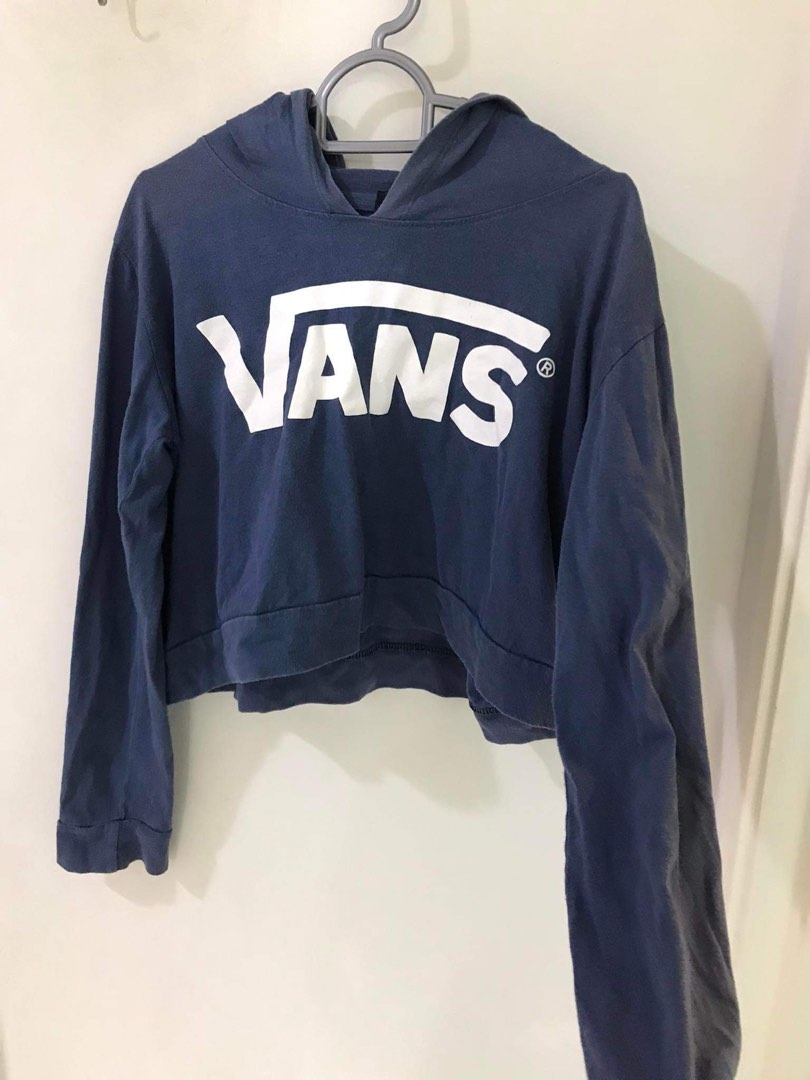 Vans crop, Women's Fashion, Tops, Longsleeves on Carousell