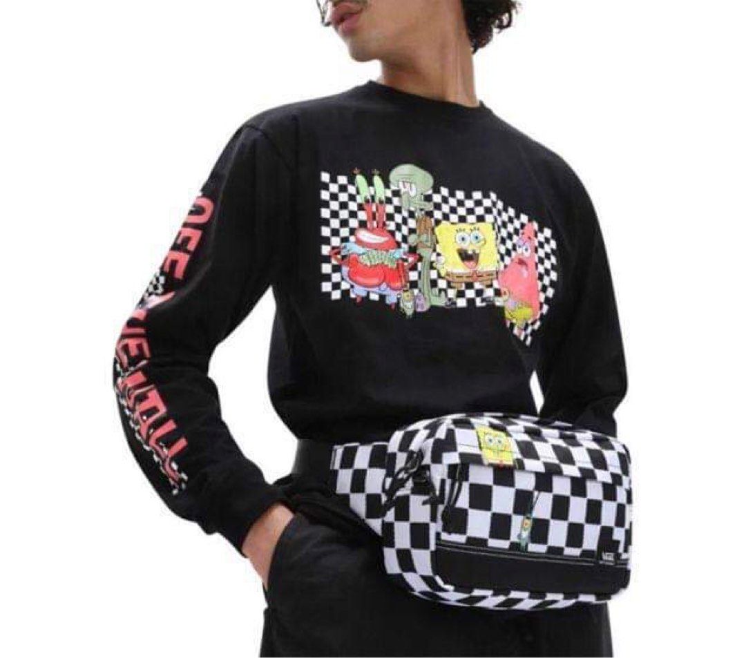 VANS SPONGEBOB CROSSBAG, Men's Fashion, Bags, Backpacks on Carousell