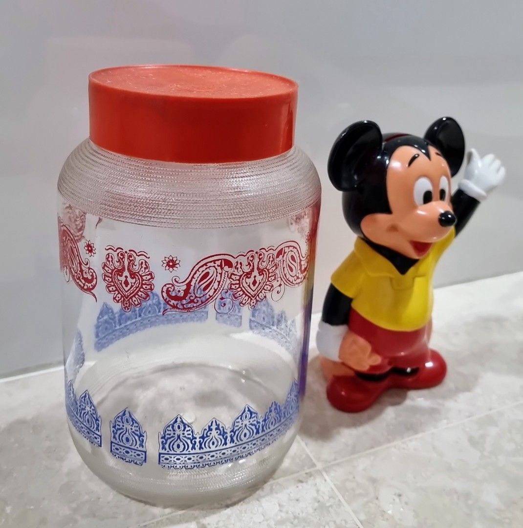 Vintage 1980's glass jar, Hobbies & Toys, Memorabilia & Collectibles ...