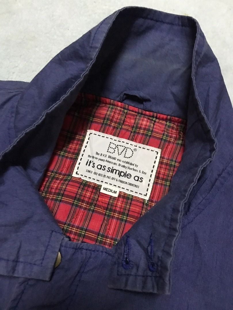 Vintage BVD Harrington Jacket, Men's Fashion, Activewear on Carousell